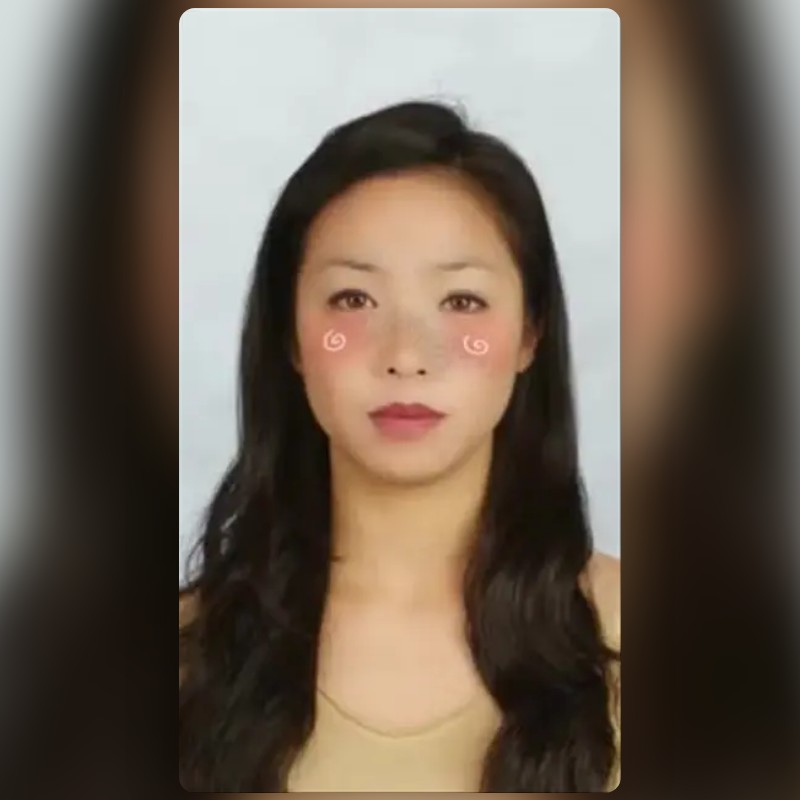 Cheek spiral Filter by Nelly💗 | Snapchat Lenses