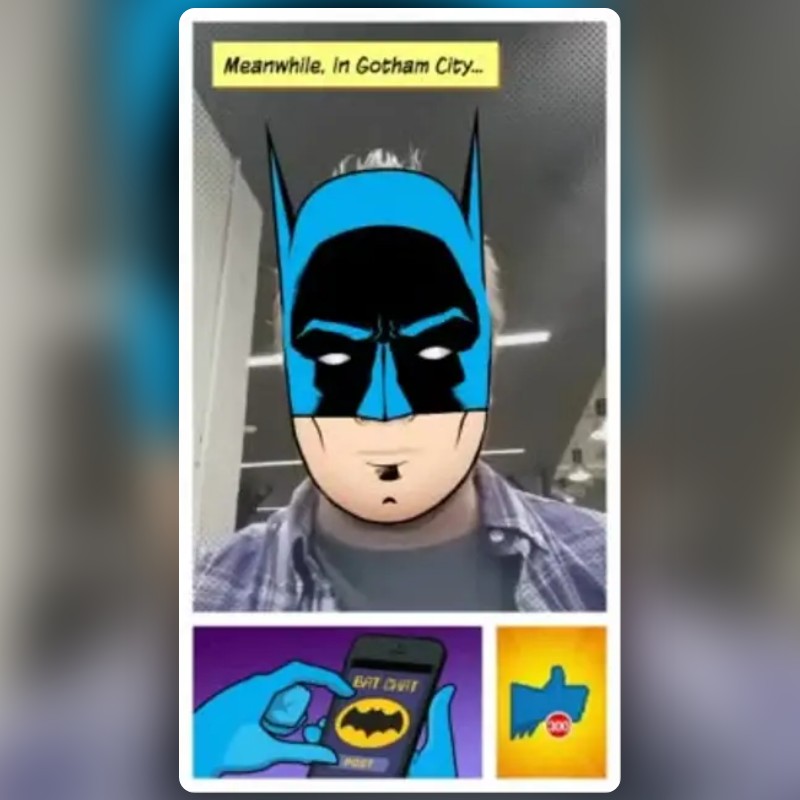 Batman Lens by Matt Szulczewski - Snapchat Lenses and Filters