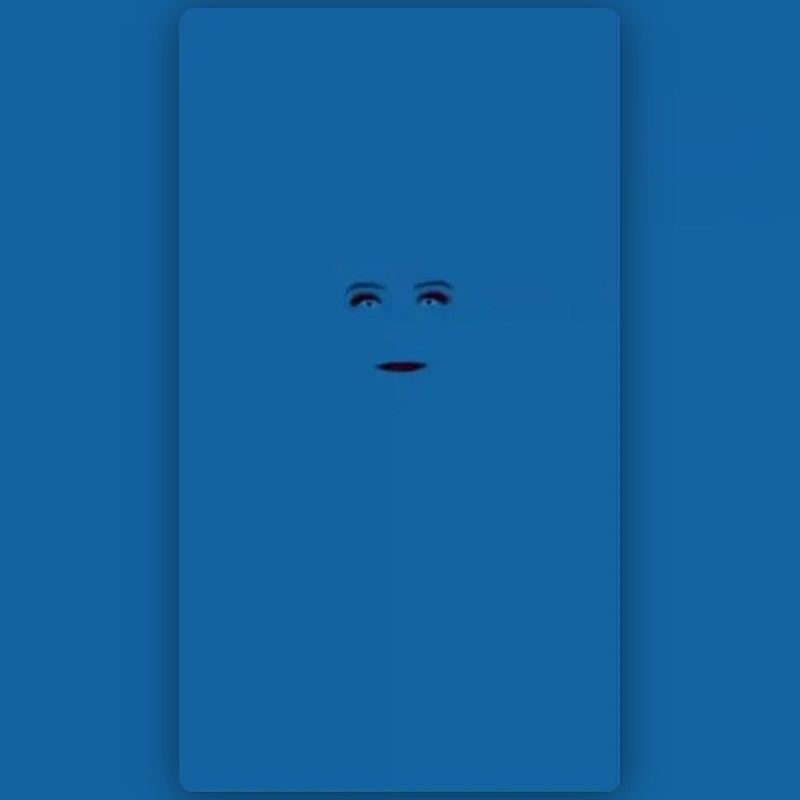 Floating Face Blue Lens by Nicole M - Snapchat Lenses and Filters