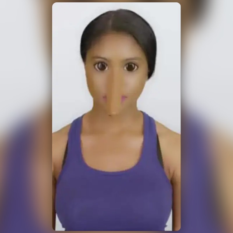 long nose Lens by MsHaRy ☕️ - Snapchat Lenses and Filters