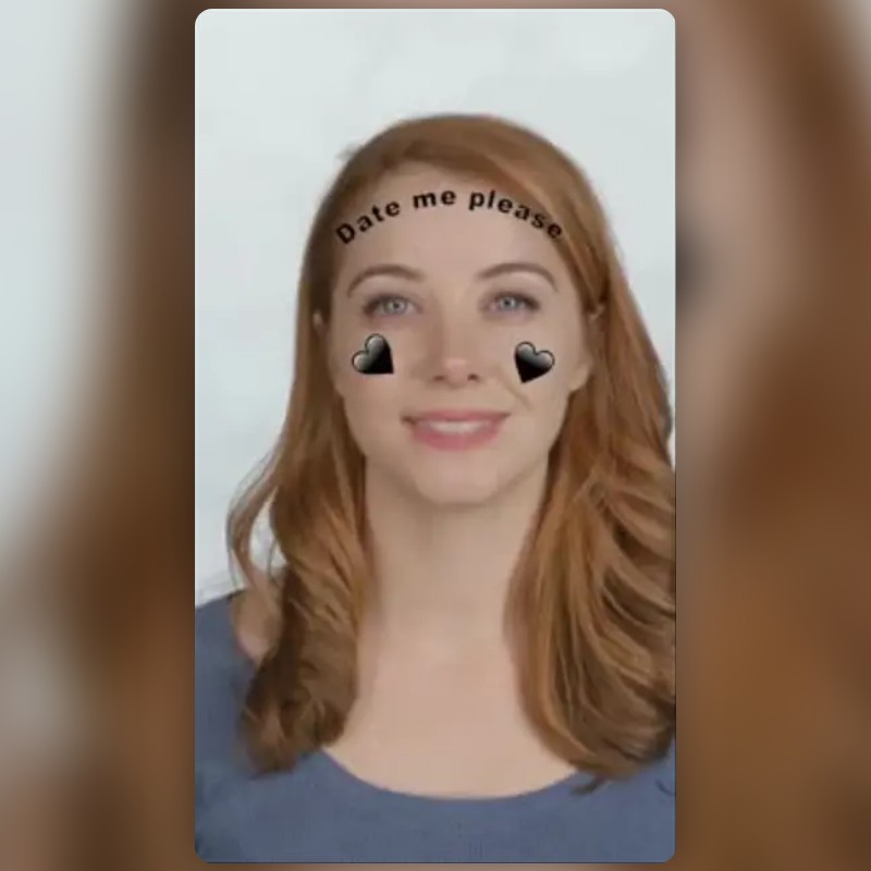 date me Filter by Hilda Doktare ♡ | Snapchat Lenses