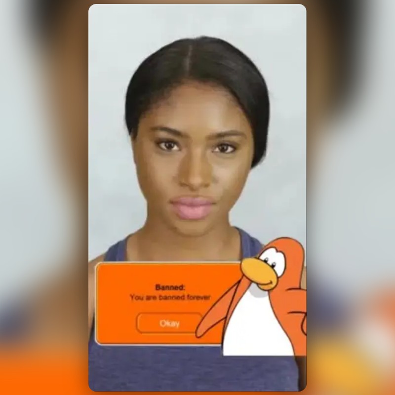 banned forever Lens by eli k - Snapchat Lenses and Filters