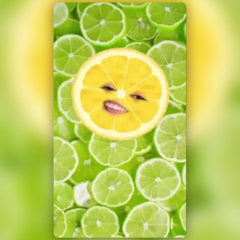 lemon face Lens by sujal🌟 - Snapchat Lenses and Filters