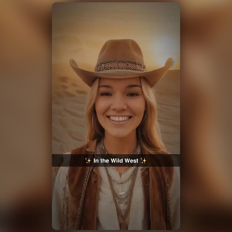 Wild West AI Filter by Snapchat | Snapchat Lenses