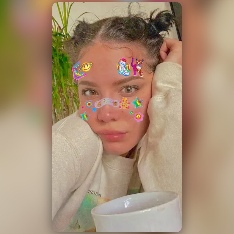 indie facestickers Lens by Jalen Lee 🧚🏽‍♂️🫶🏽 - Snapchat Lenses and Filters