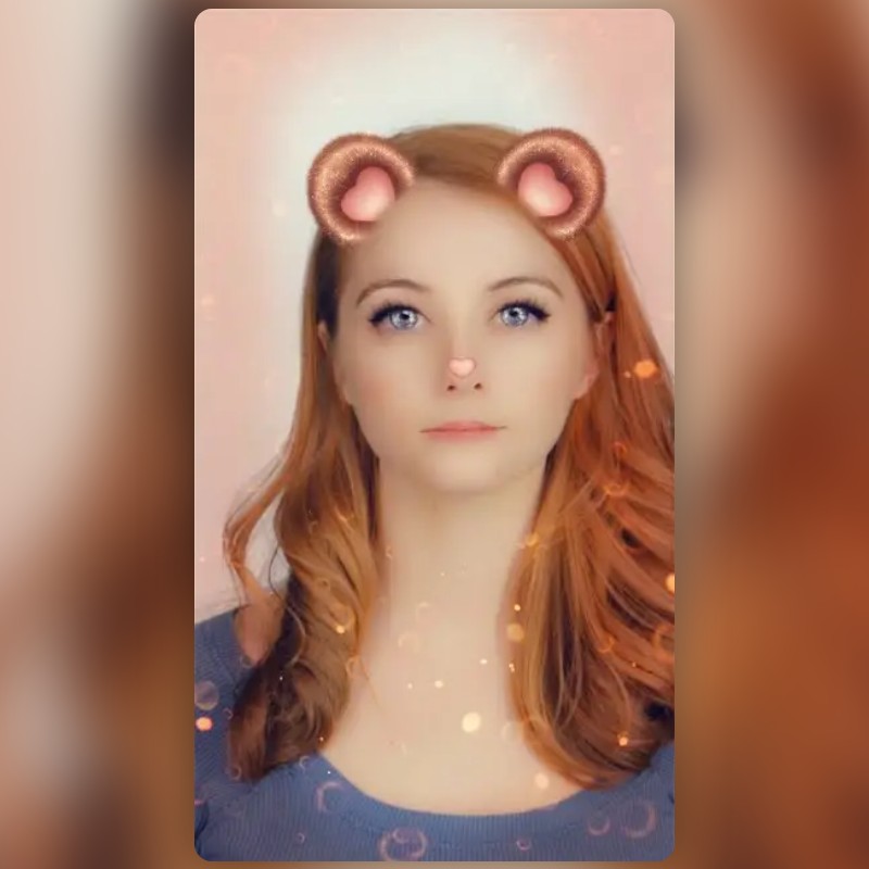 Fluffy Bear Ears Lens by Snapchat - Snapchat Lenses and Filters