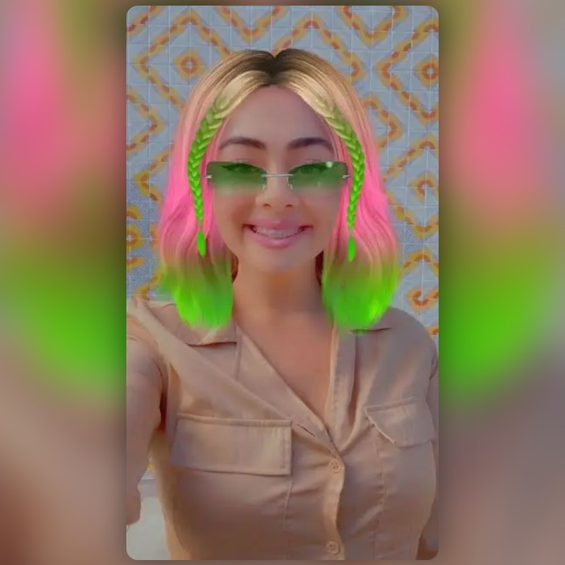 Green Glasses Lens by Snapchat - Snapchat Lenses and Filters