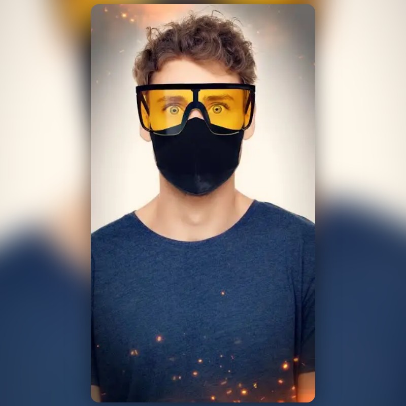 Black Mask Filter by Snapchat | Snapchat Lenses