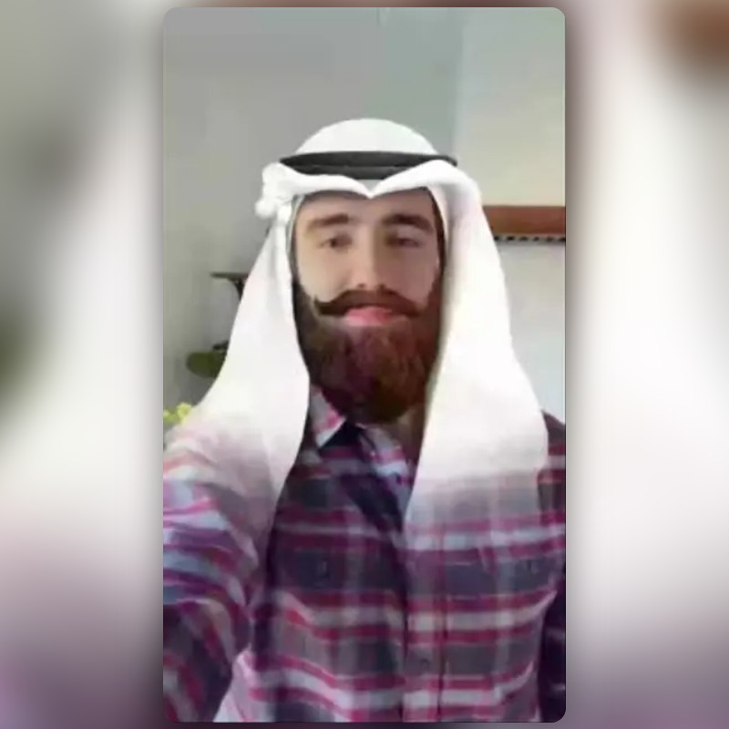 arabic man Lens by 𓄂 - Snapchat Lenses and Filters