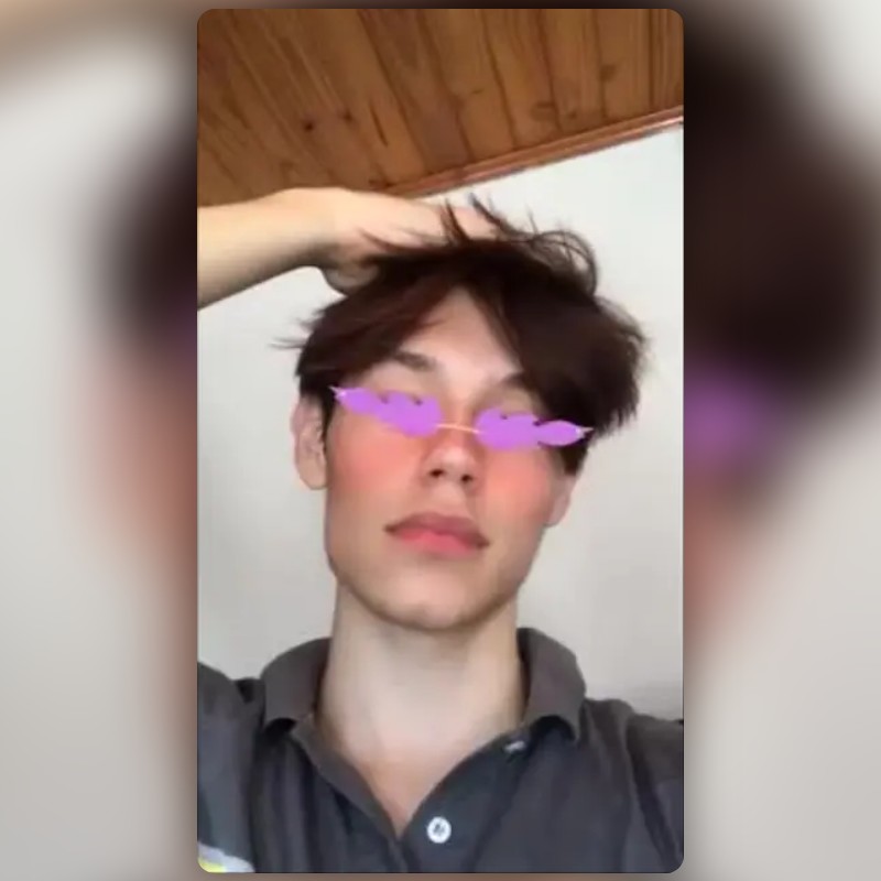 FIRE GLASSES Lens by Carlitos Cantero - Snapchat Lenses and Filters