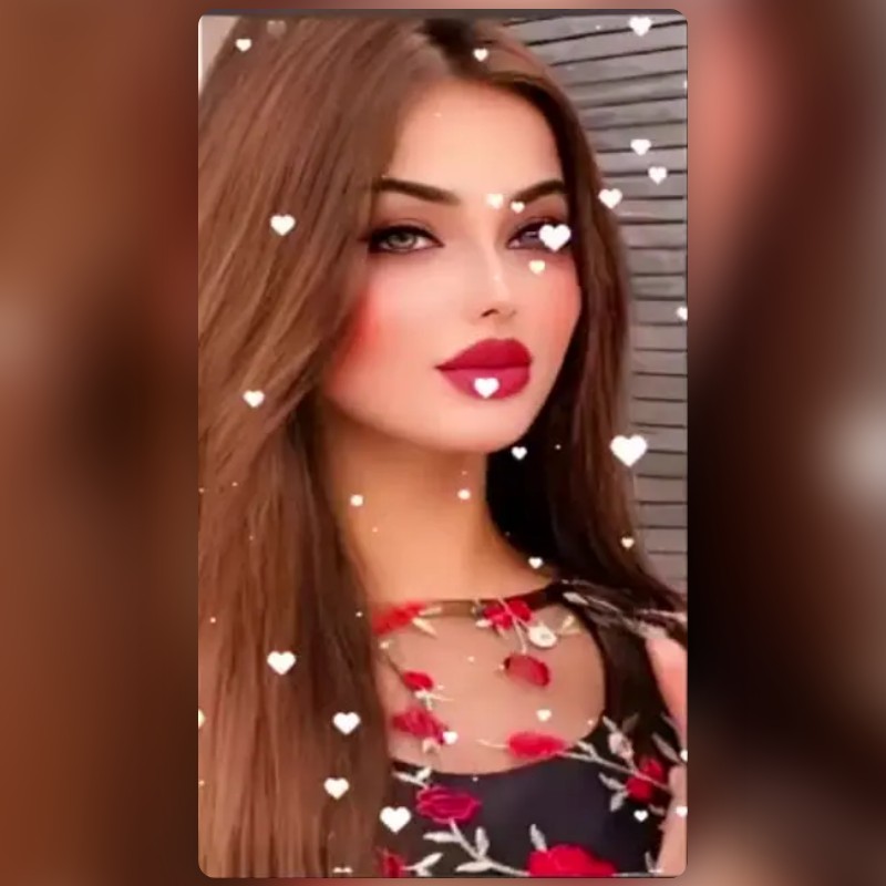 White Heart Filter by A͏RMEEN | Snapchat Lenses