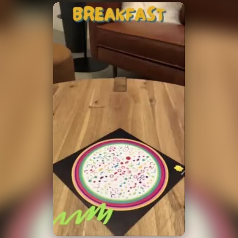 Breakfast Lens by cessiehds - Snapchat Lenses and Filters