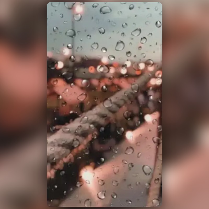 Rain Drops Lens by Ahmed Q 📷 - Snapchat Lenses and Filters