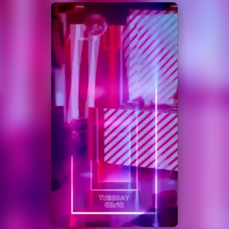 Neon Purple Lens by DK 🕊️ - Snapchat Lenses and Filters