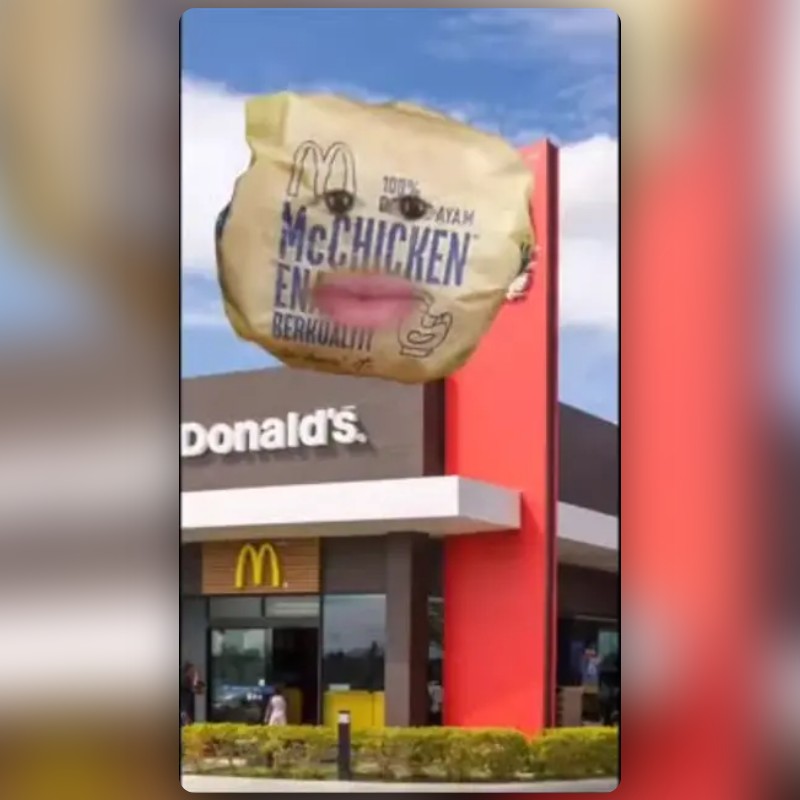 McDonald McChicken Lens by Luke Medeiros - Snapchat Lenses and Filters