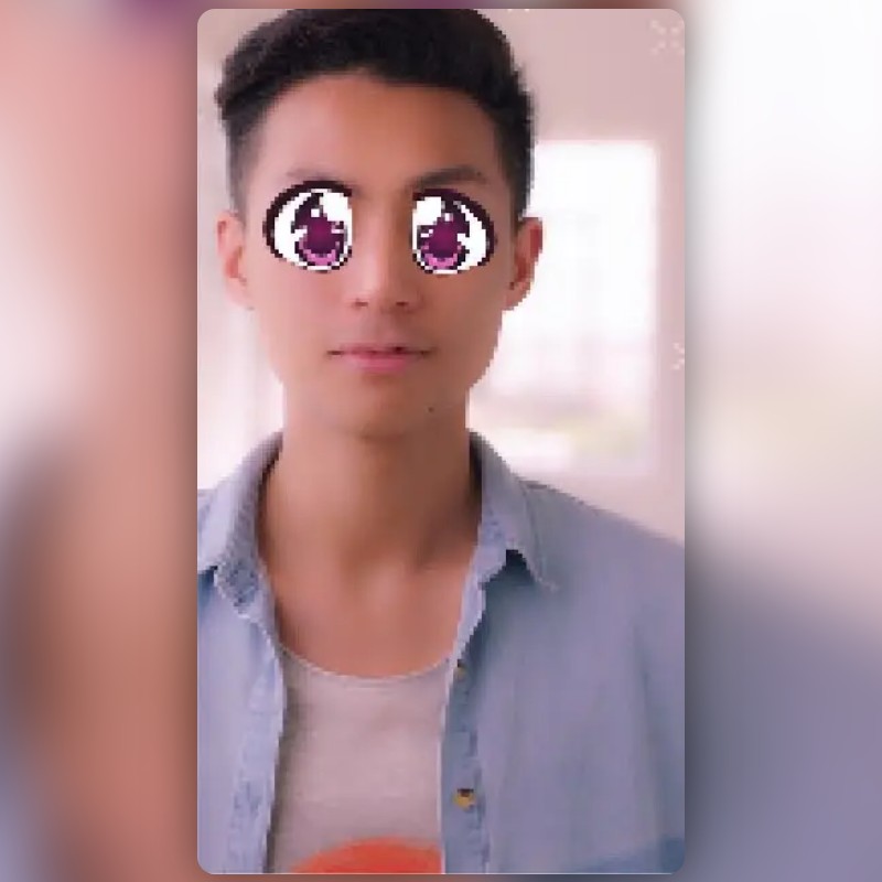Kawaii Eyes Filter by Snapchat | Snapchat Lenses
