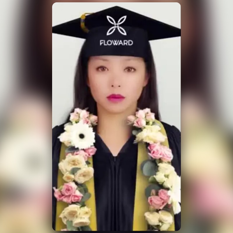 Floward Graduation Lens by DMS Kuwait - Snapchat Lenses and Filters