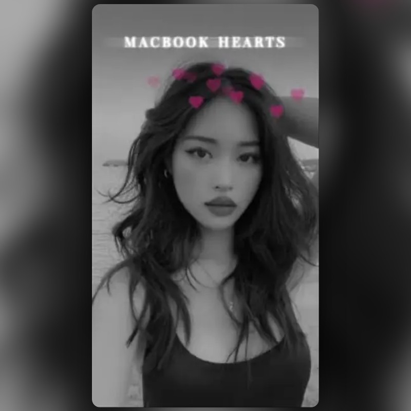 MACBOOK HEARTS Lens by Saetenation ️ - Snapchat Lenses and Filters