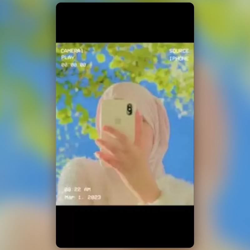 VHS x iPhone Lens by Snapchat - Snapchat Lenses and Filters