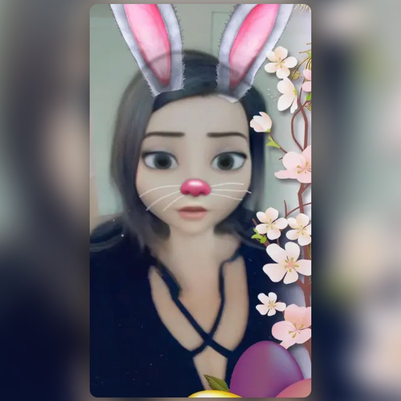 Easter Toon Lens by Nicole M - Snapchat Lenses and Filters