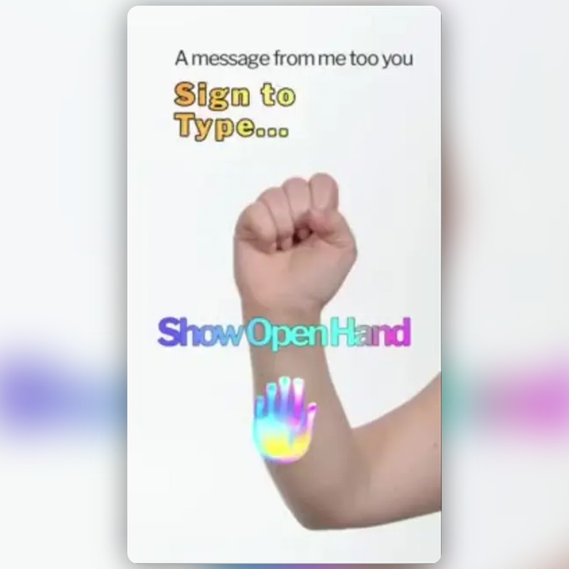 Sign language Filter by Anthony Sperduto | Snapchat Lenses