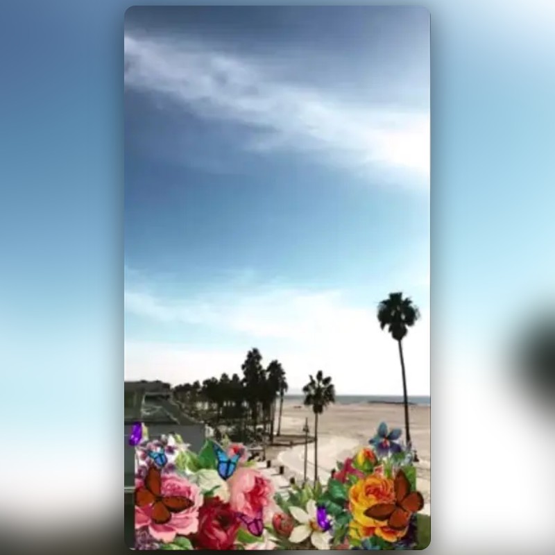 Beautiful Flowers Filter by QMA | Snapchat Lenses
