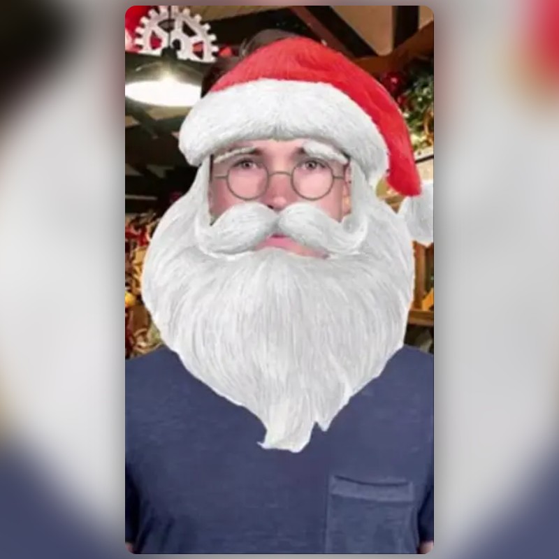 Santa Claus Lens by Vita - Snapchat Lenses and Filters