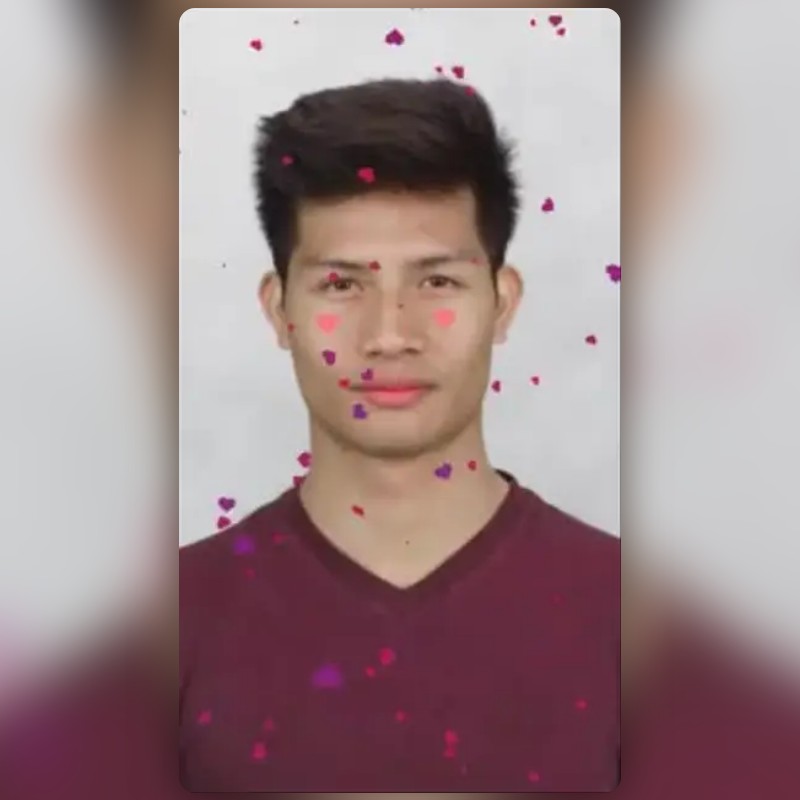 hearts Lens by Sharanya Shetty - Snapchat Lenses and Filters
