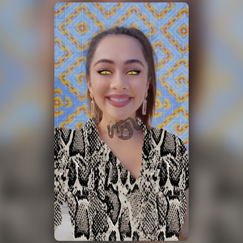 เลนส์ Snake Eyes สร้างโดย Snapchat - เลนส์และฟิลเตอร์ Snapchat