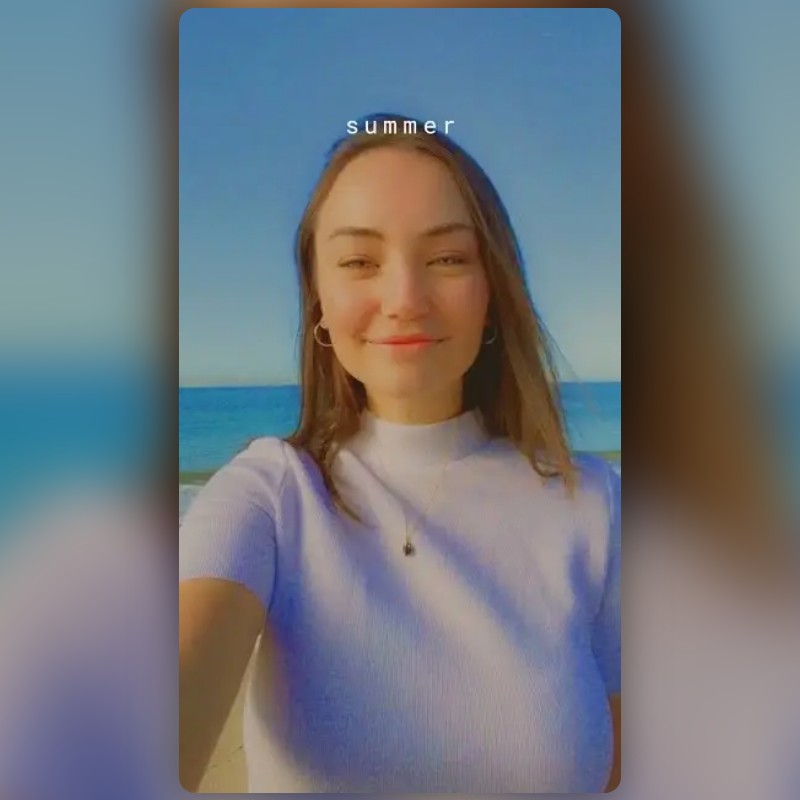 Summer Mood Lens by Snapchat - Snapchat Lenses and Filters
