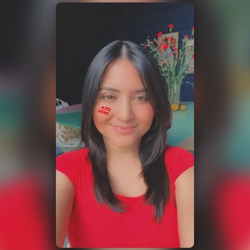 Kiss Here Filter by Snapchat | Snapchat Lenses