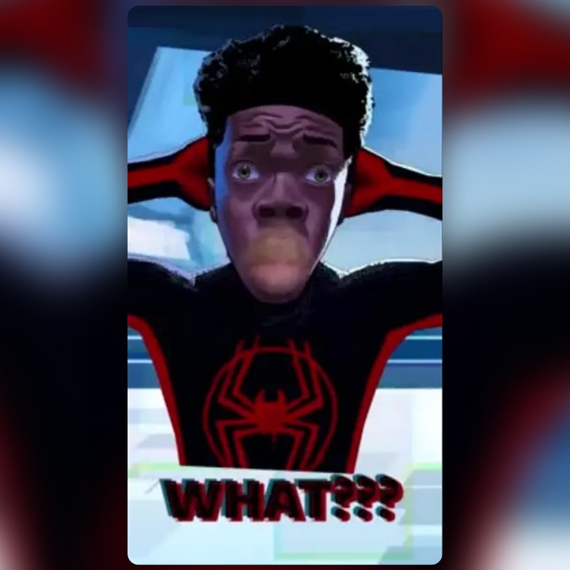 Miles morales meme Filter by Exo Filters | Snapchat Lenses