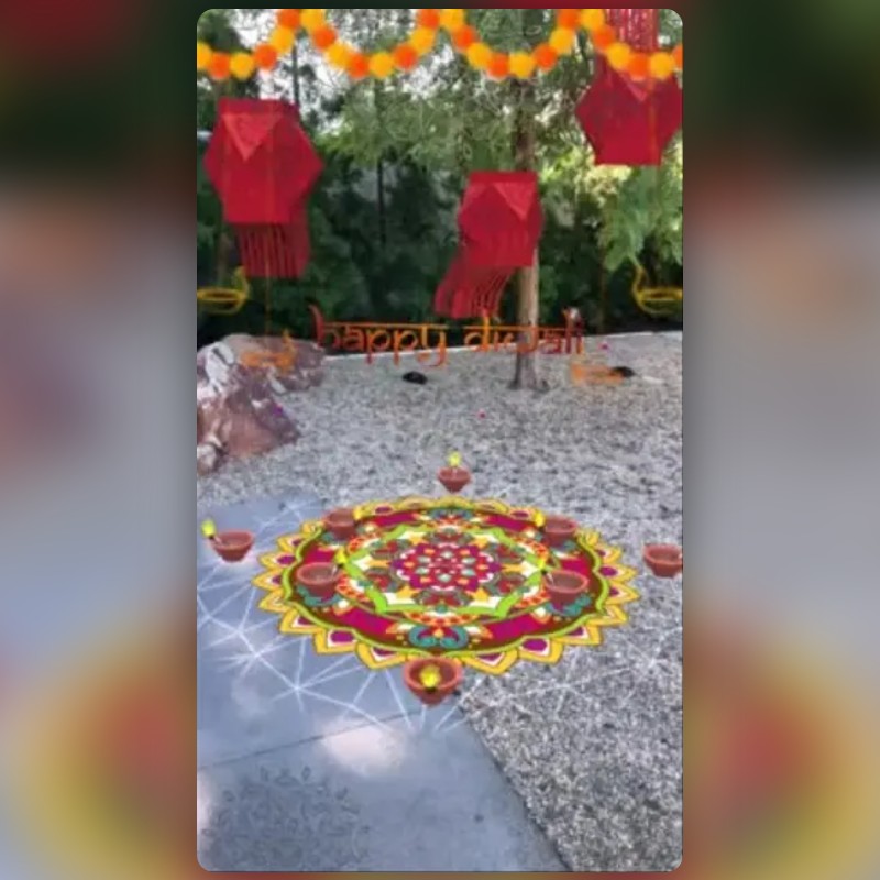 Diwali Rangoli Filter by Under25PaSo | Snapchat Lenses