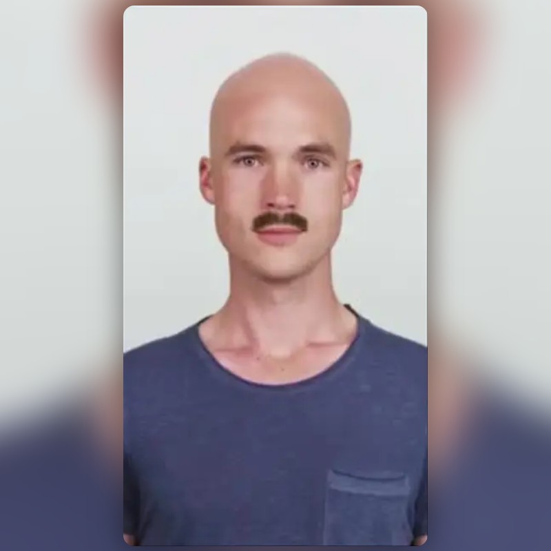 Bald Mustache Lens by Valerii Pidhurskyi - Snapchat Lenses and Filters