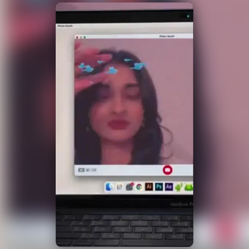 macbook birds Lens by Ritika - Snapchat Lenses and Filters