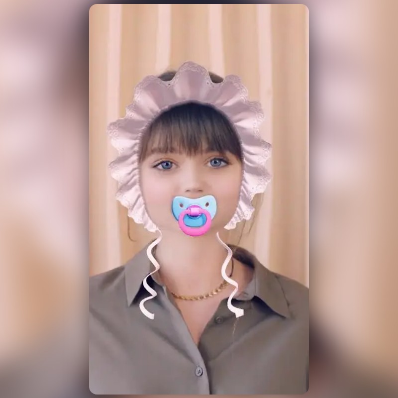 Newborn Hat Lens by Snapchat - Snapchat Lenses and Filters