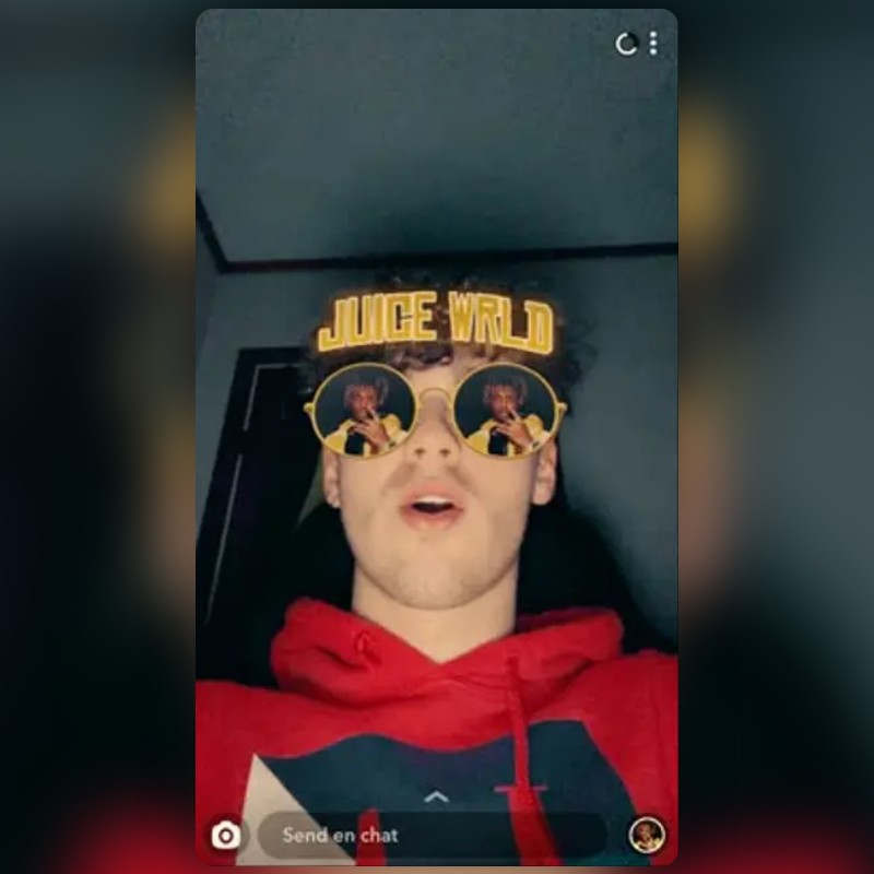 Juice WRLD Lens by ADRIAN EVEBØ⚜️ - Snapchat Lenses and Filters