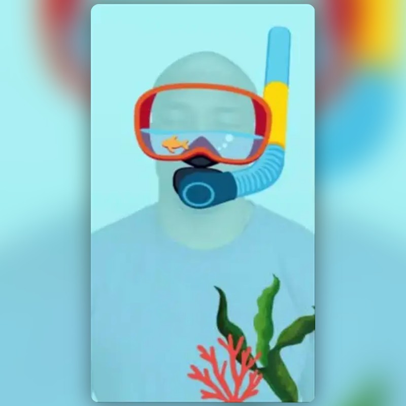 Diving Shark Filter by ginthaputri 🍦🍟🍕🍝🍧 | Snapchat Lenses