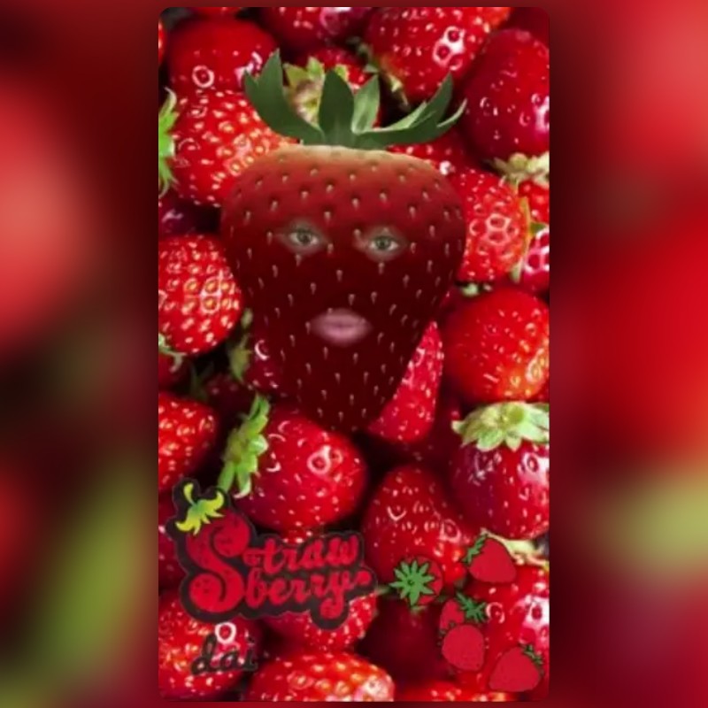 Strawberry Lens by MR SHWANA - Snapchat Lenses and Filters