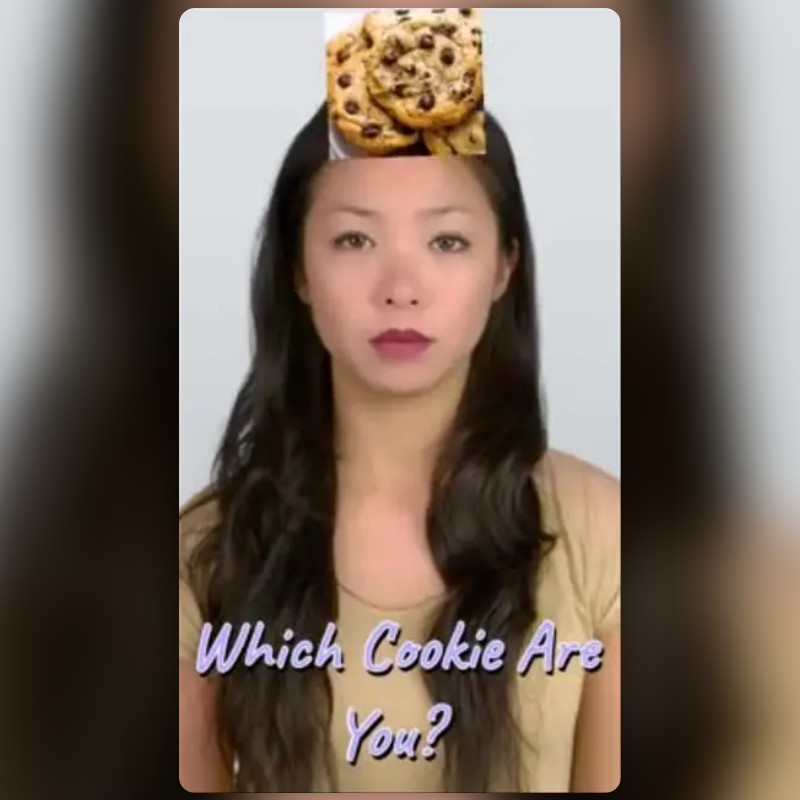 which cookie are u Filter by stevani | Snapchat Lenses