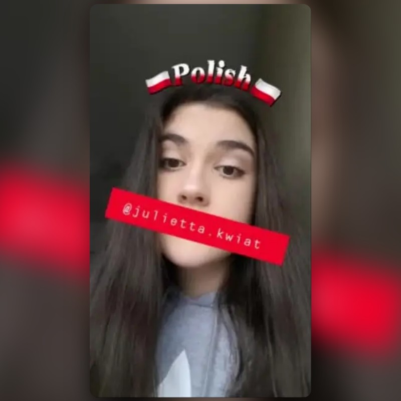 Polish Lens by Julia Kwiatkowska - Snapchat Lenses and Filters