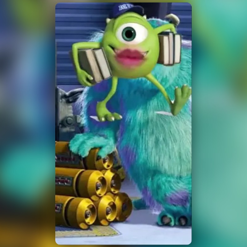 Mike Wazowski Lens by bernadette☁️ - Snapchat Lenses and Filters