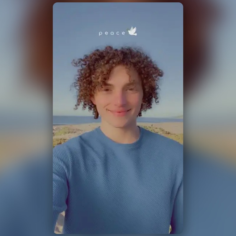 PEACE from Me to You! Filter by Snapchat | Snapchat Lenses
