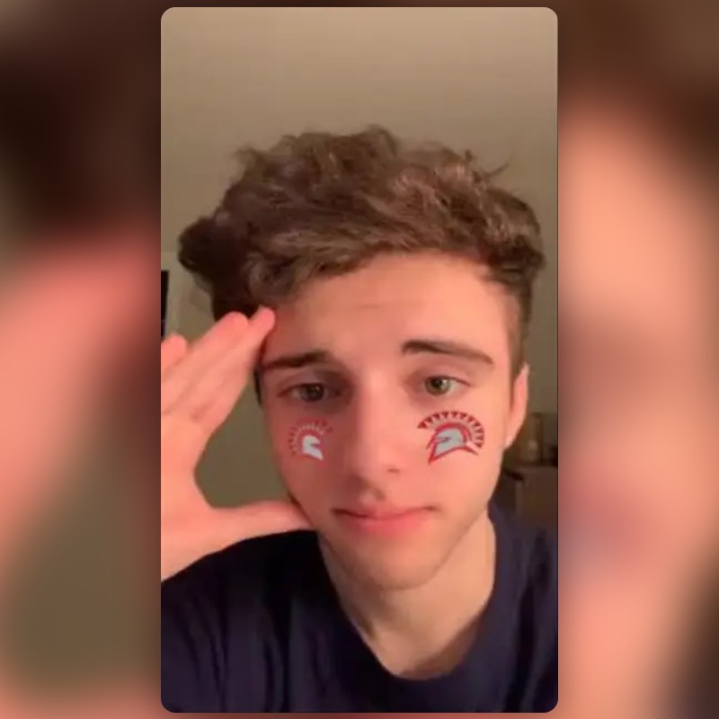 Go Spartans Lens by Chris Panetta - Snapchat Lenses and Filters