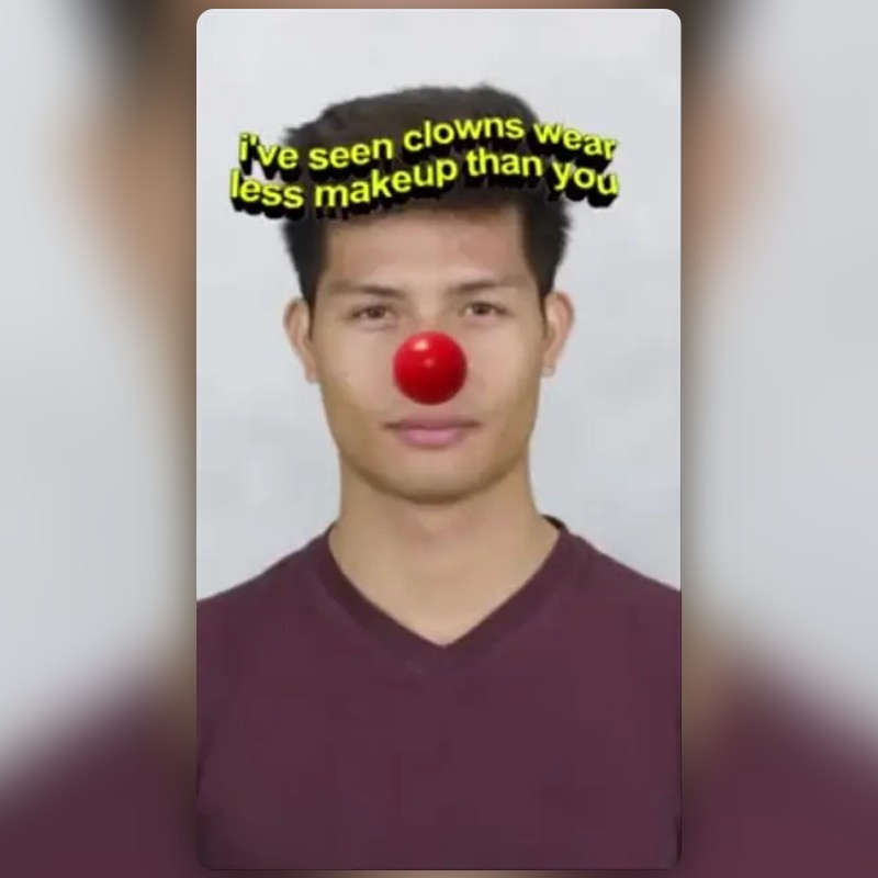 Clown Filter by •Jason ̽ ̽ | Snapchat Lenses
