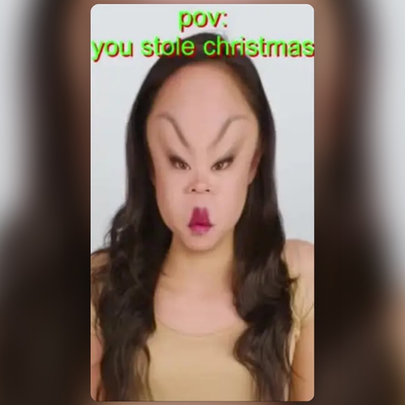 the grinch Filter by Natalie Wingard | Snapchat Lenses