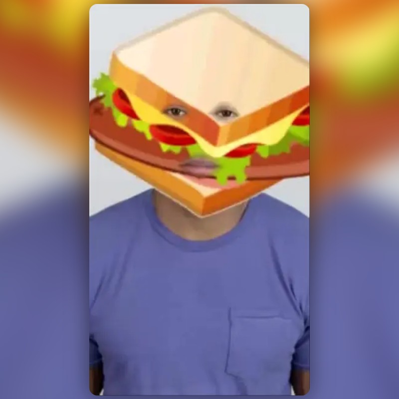 Sandwich Lens by Mar - Snapchat Lenses and Filters