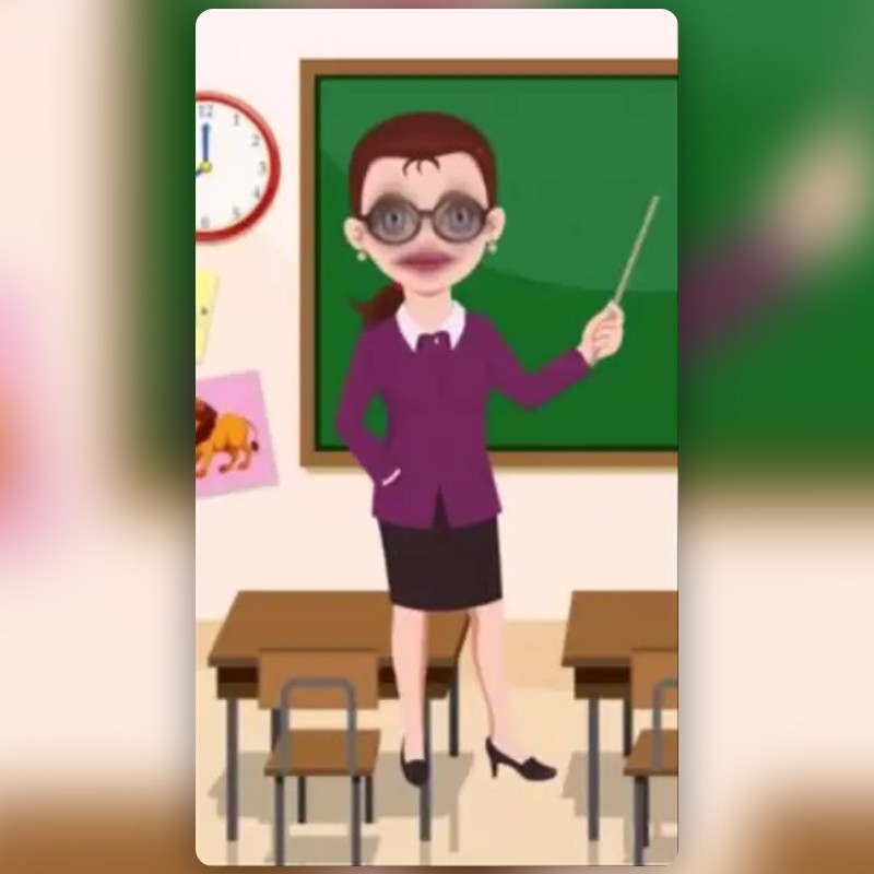 School Teacher Lens by Anastasia Berliana - Snapchat Lenses and Filters