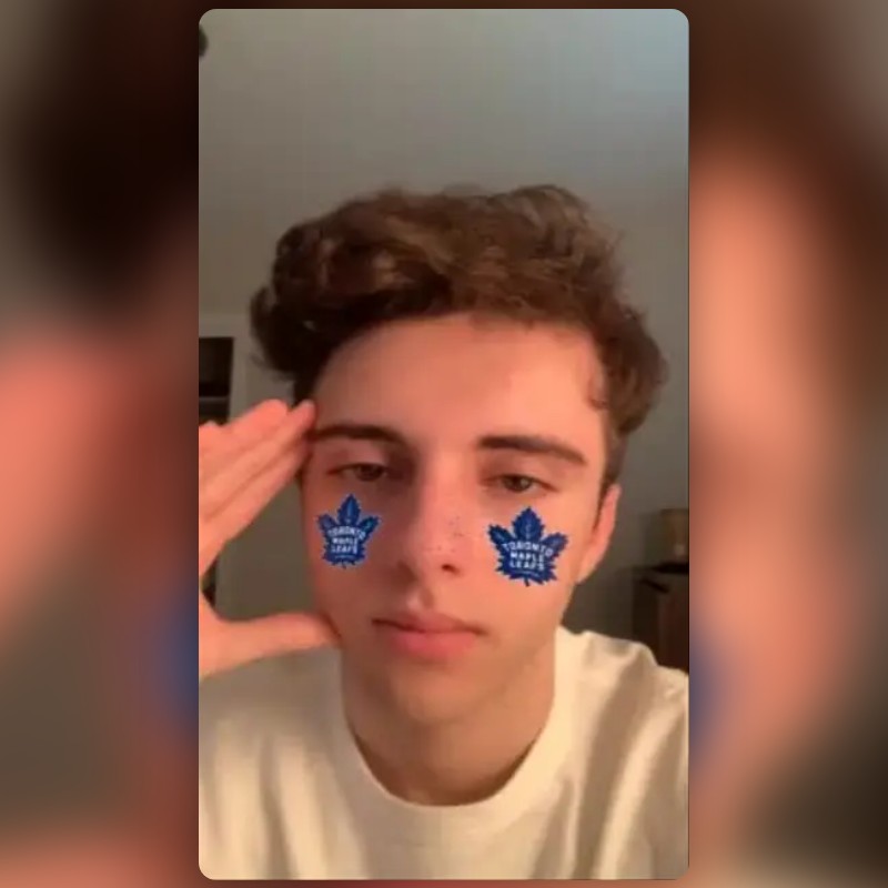 Maple Leafs Lens by Chris Panetta - Snapchat Lenses and Filters