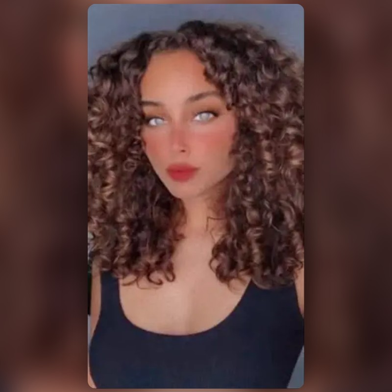CURLY I Filter by Sivan 💙 سیڤان | Snapchat Lenses